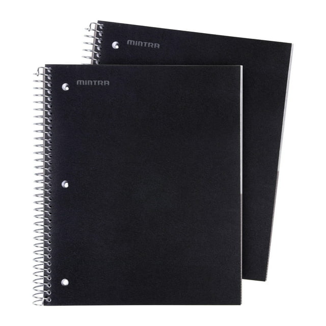 Spiral Durable Notebooks, 2 Pack (3 Subject, College Ruled) - Walmart.com