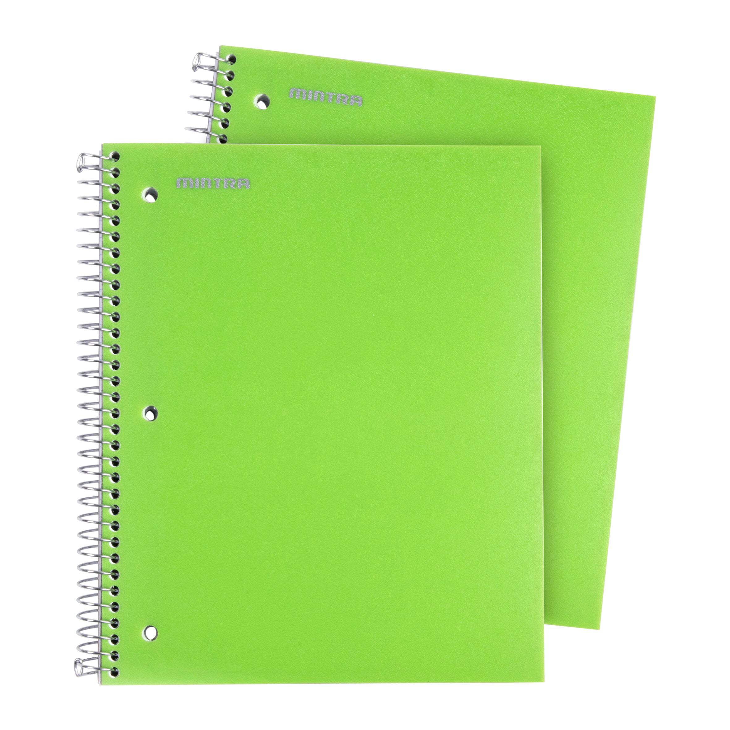 Spiral Durable Notebooks, 2 Pack (3 Subject, Wide Ruled) - Walmart.com