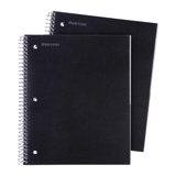 Spiral Durable Notebooks, 2 Pack (3 Subject, Wide Ruled) - Walmart.com