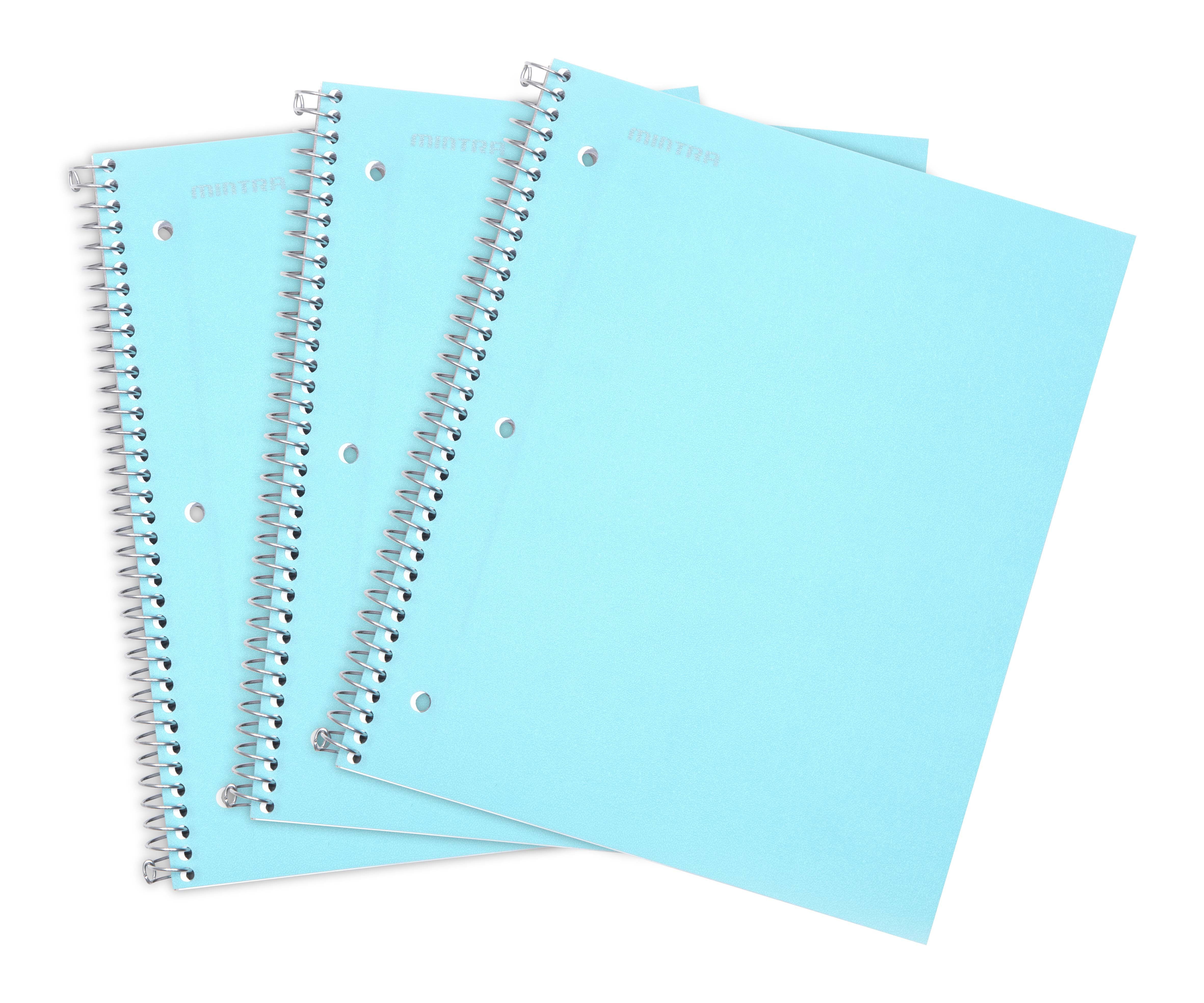 Spiral Durable Notebooks, 3 Pack (1 Subject, Wide Ruled) - Walmart.com