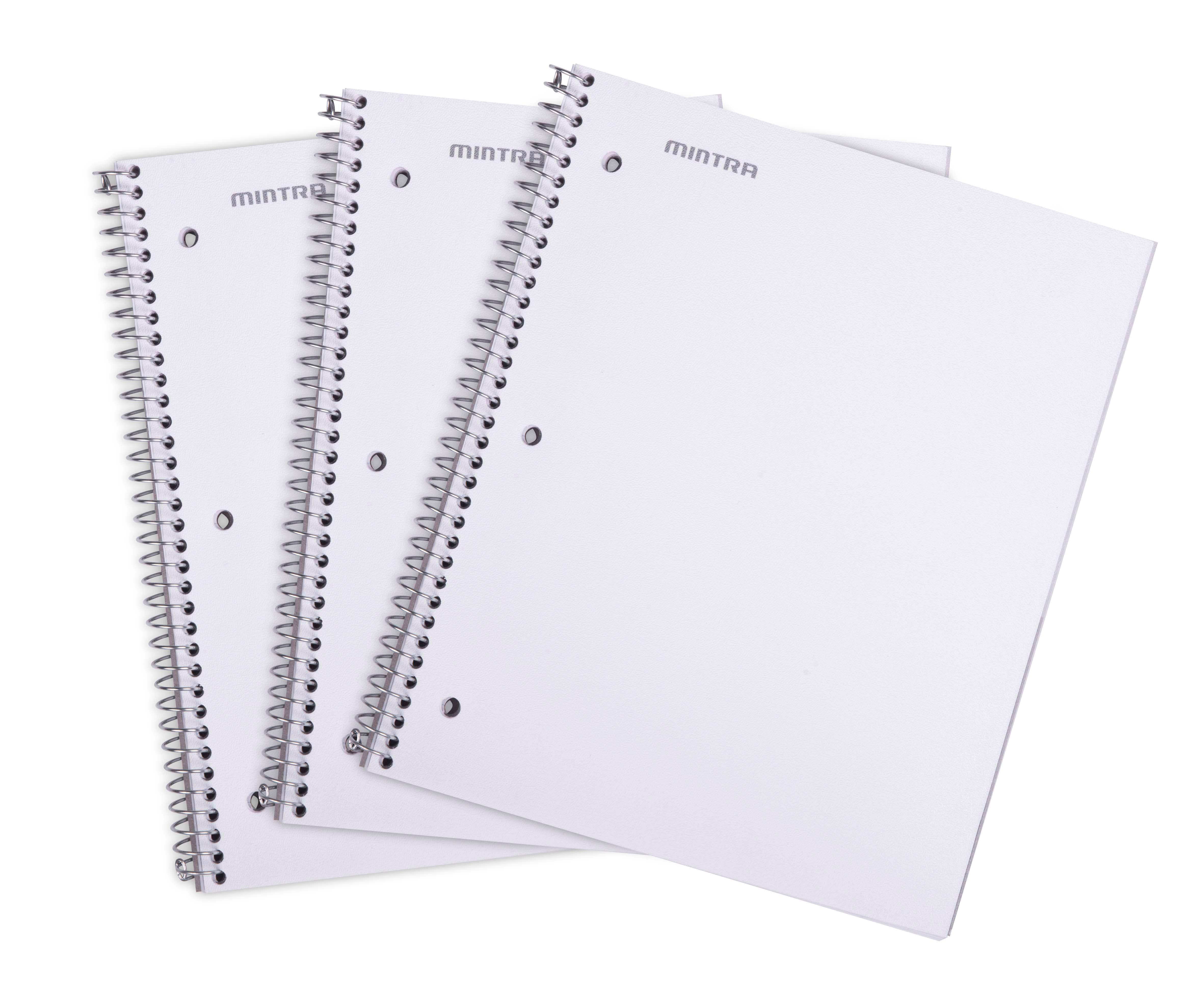 Spiral Durable Notebooks, 3 Pack (1 Subject, Wide Ruled) - Walmart.com