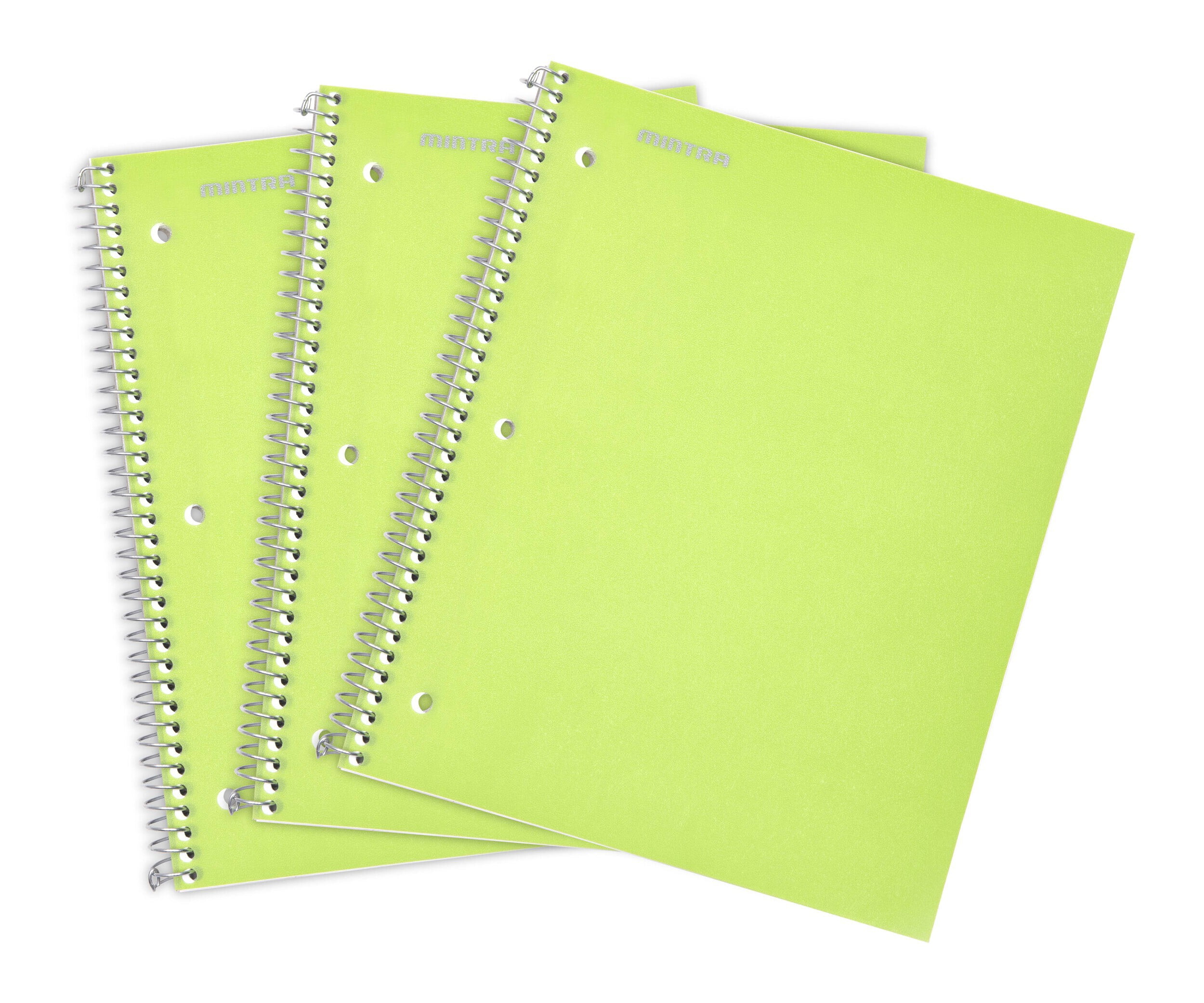 Spiral Durable Notebooks, 3 Pack (1 Subject, Wide Ruled) - Walmart.com