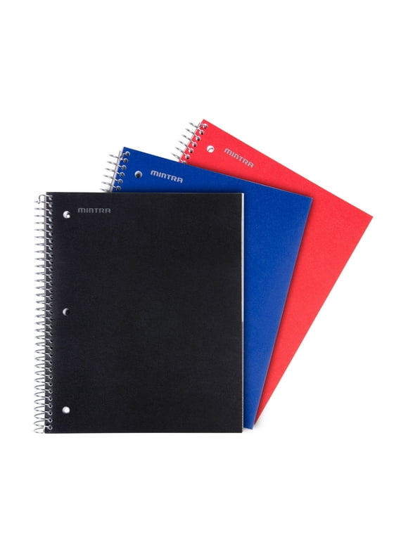 3-Subject Spiral Notebooks in Spiral Notebooks - Walmart.com