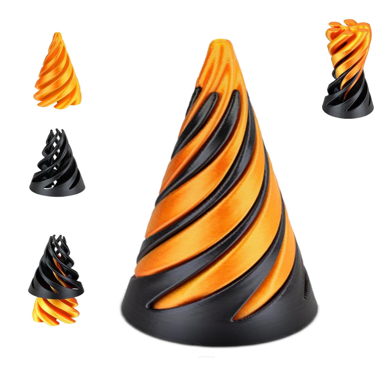 Spiral Fidget Toy,Impossible Pyramid Passthrough Sculpture,Pyramid ...