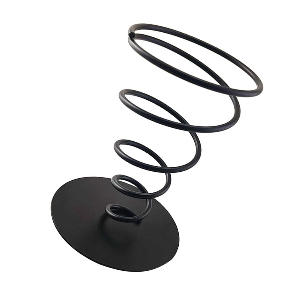 Spiral French Fries Holder Iron Cone Display Stand Creative Snack ...