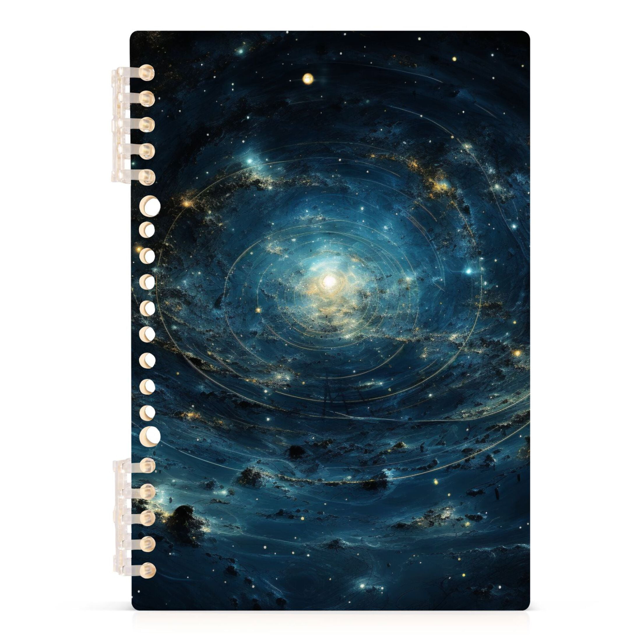 Spiral Galaxy with Stars and Nebulae Spiral Notebooks 60 Sheets 120 ...