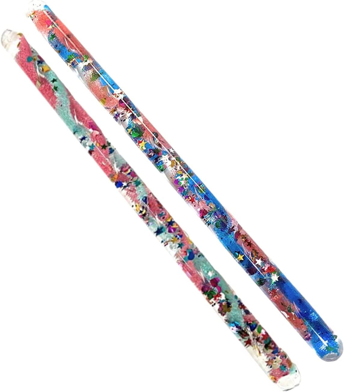 Spiral Glitter Wand Hand Fidget Wonder Tube Princess Halloween Costume ...