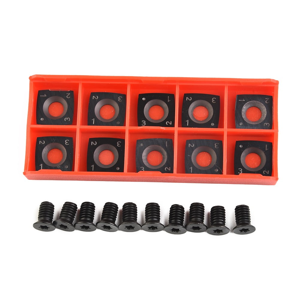 Spiral Helical Planer Cutter Head Carbide Inserts 15x15x2 5mm Pack of ...