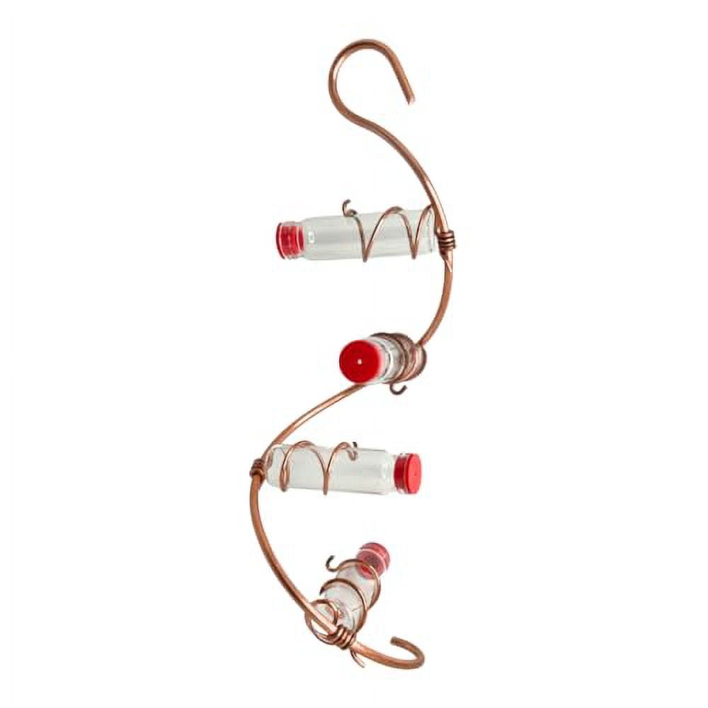 Spiral Hummingbird Feeder | Handcrafted Copper Hummingbird Feeder ...