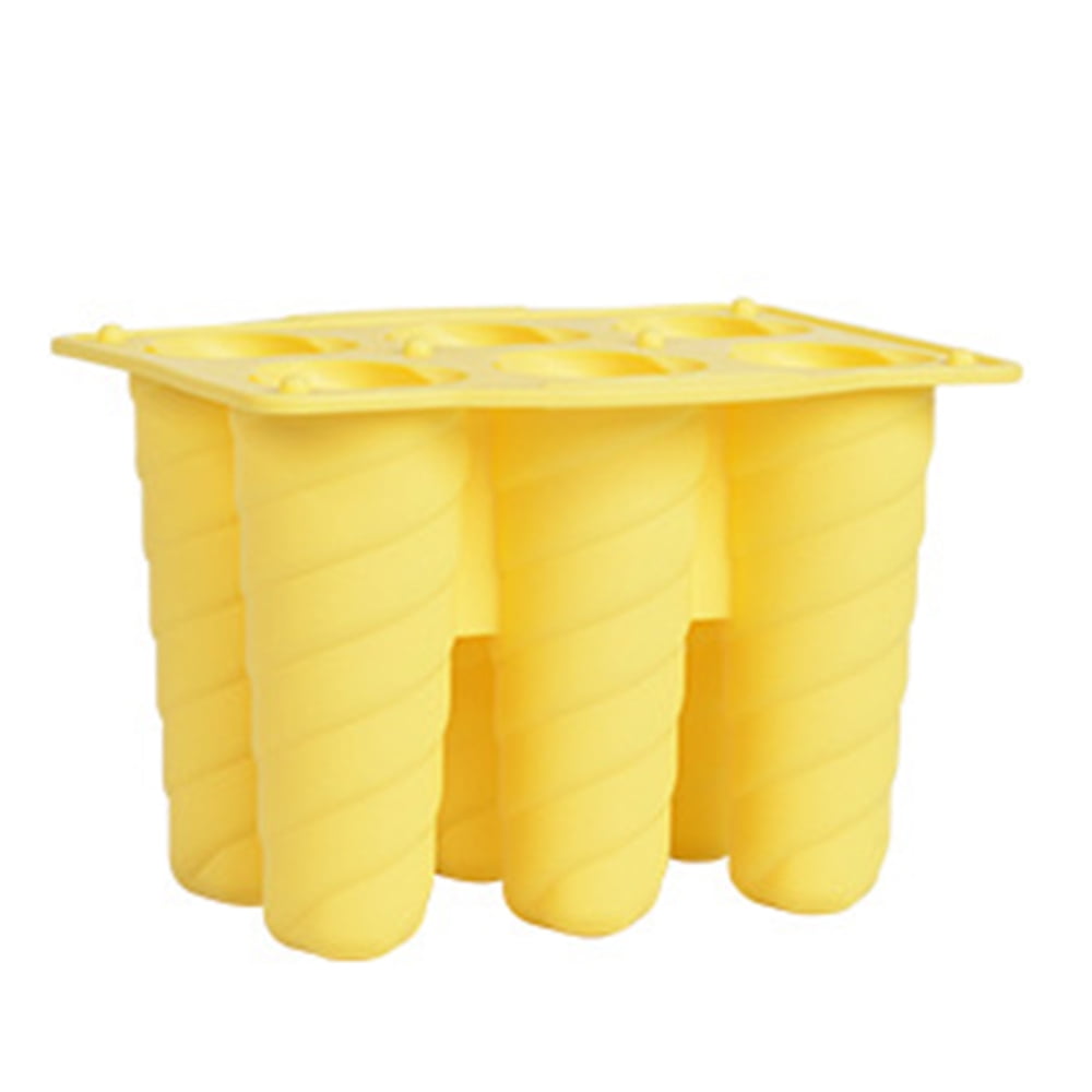 Spiral Ice Popsicle Bar Silicone Mould Flexible Easy Release Ice Mould ...