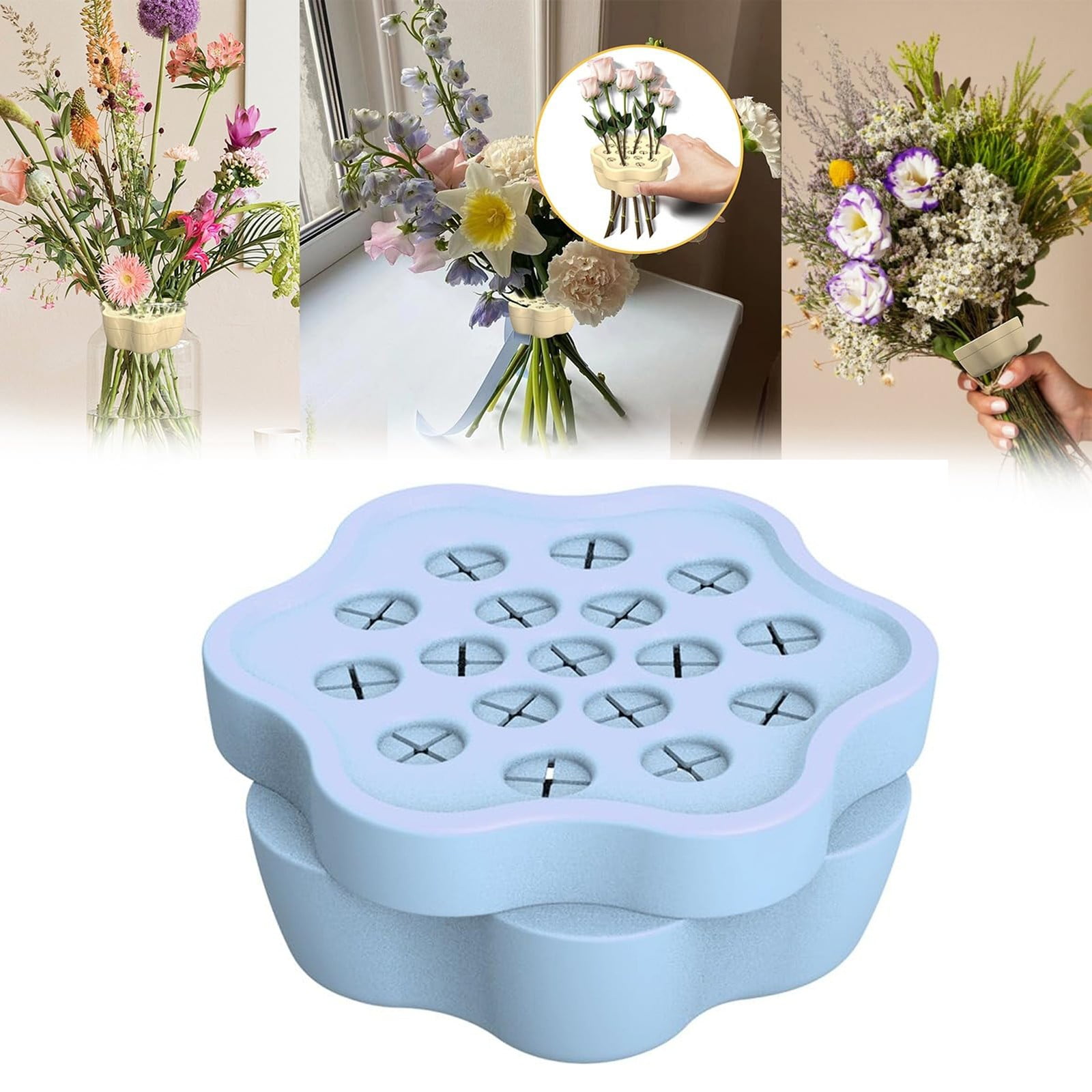 Spiral Ikebana Stem Holder for Flowers - Flower Arranger Twist, DIY ...