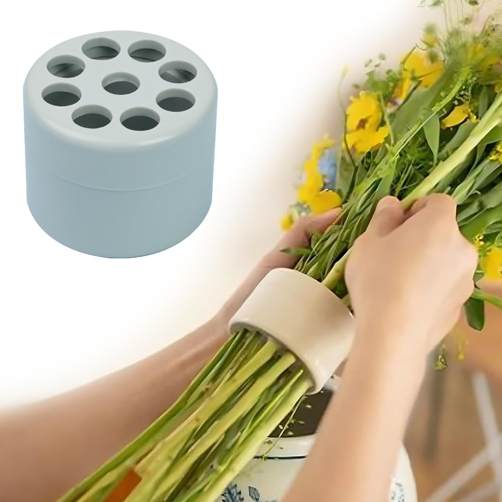 Spiral Ikebana Stem Holder,Spiral Stem Holder for Vases,Round Flower ...