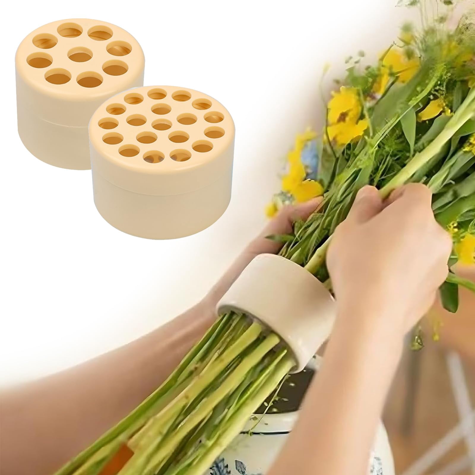 Spiral Ikebana Stem Holder,Spiral Stem Holder for Vases,Round Flower ...