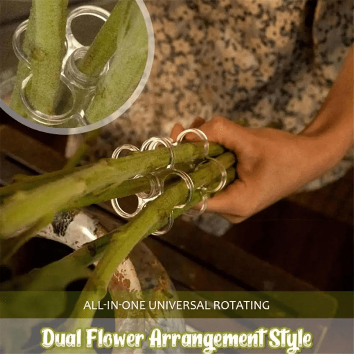 Spiral Ikebana Stem Holder for Flowers Spiral Stem Holder Bouquet ...