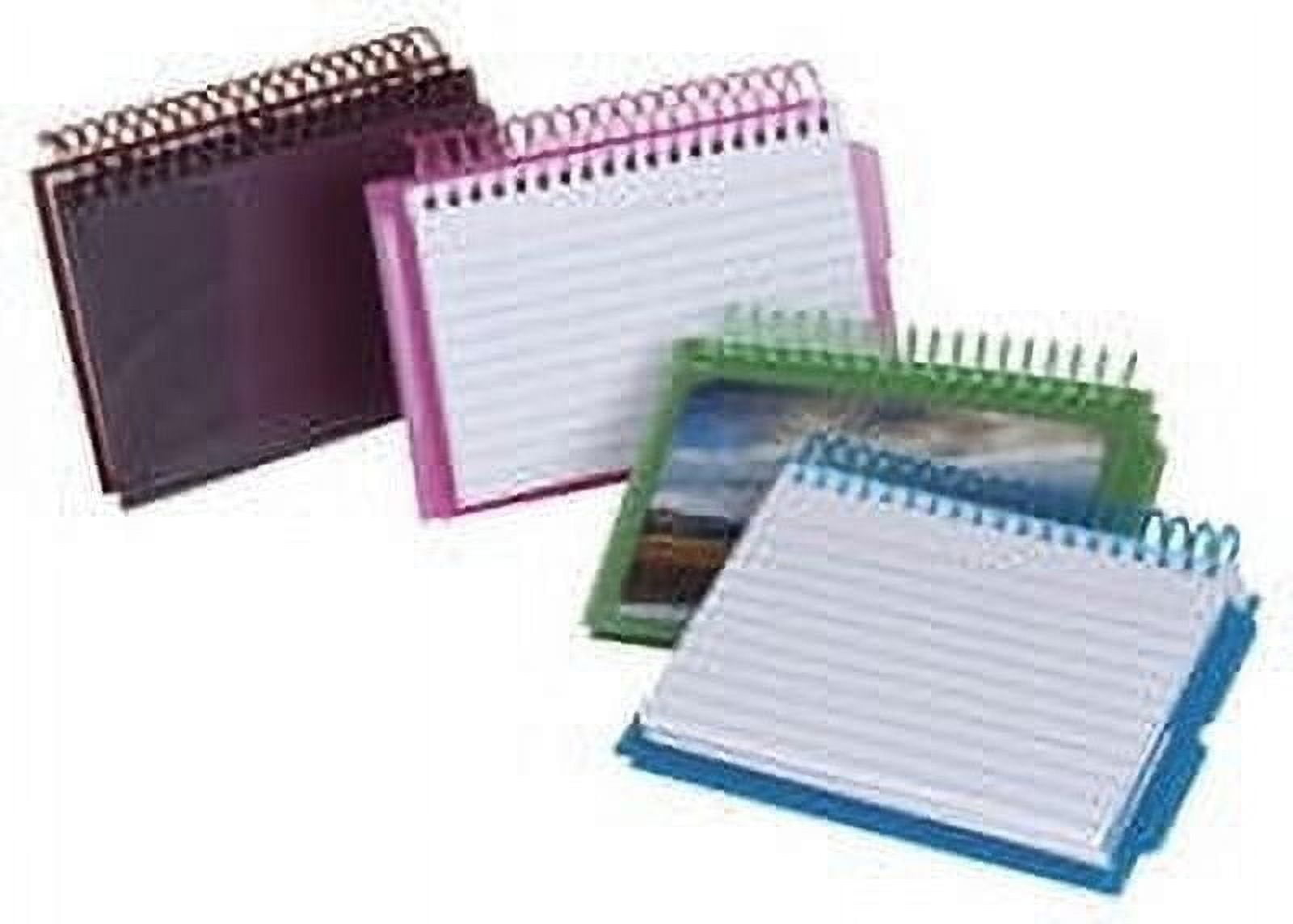 Tops View Front Spiral 3" x5" Bound Lined Wirebound Index Cards, Ruled ...