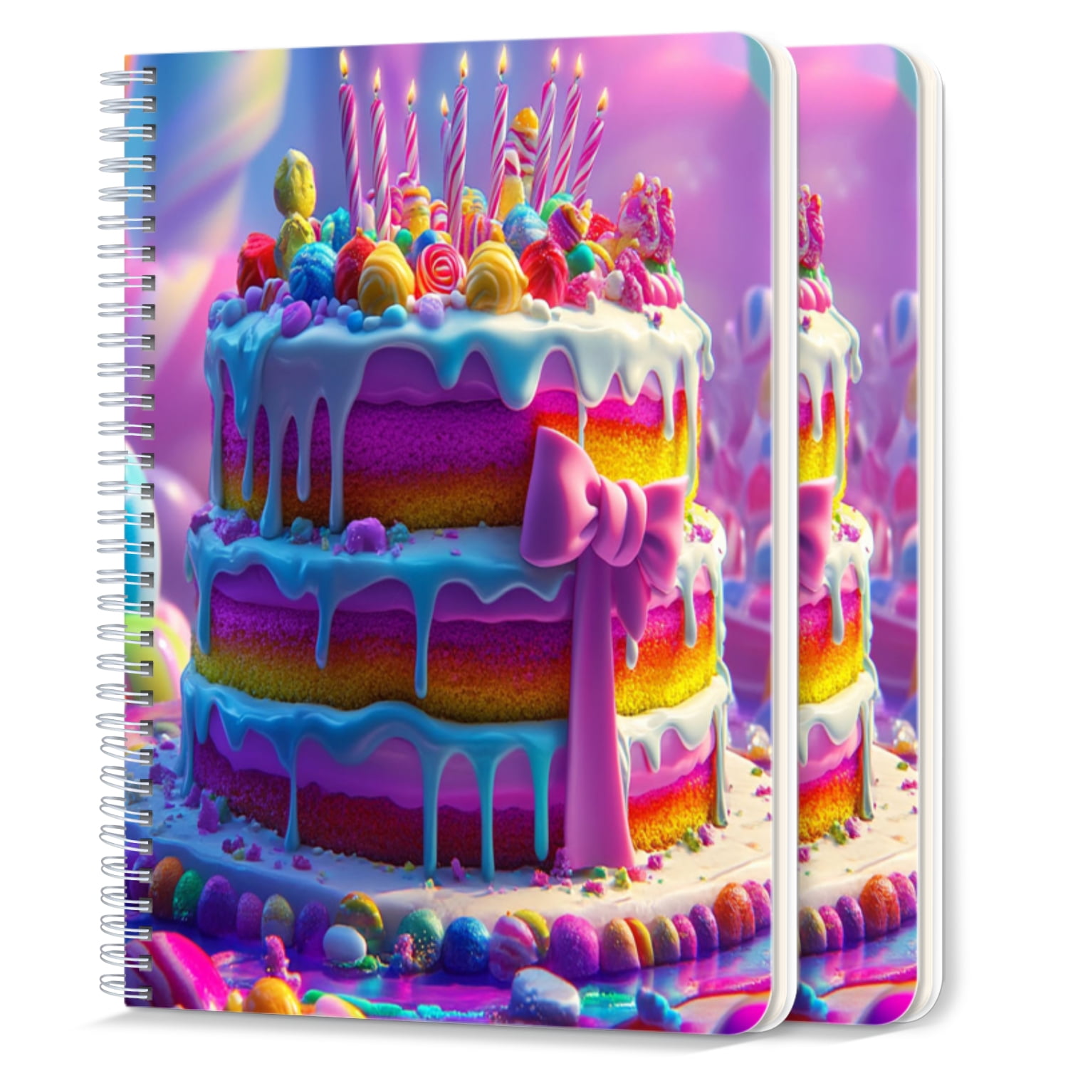 Spiral Journal Notebook,50 Sheets A5 College Ruled Notebook/Journal 2 ...