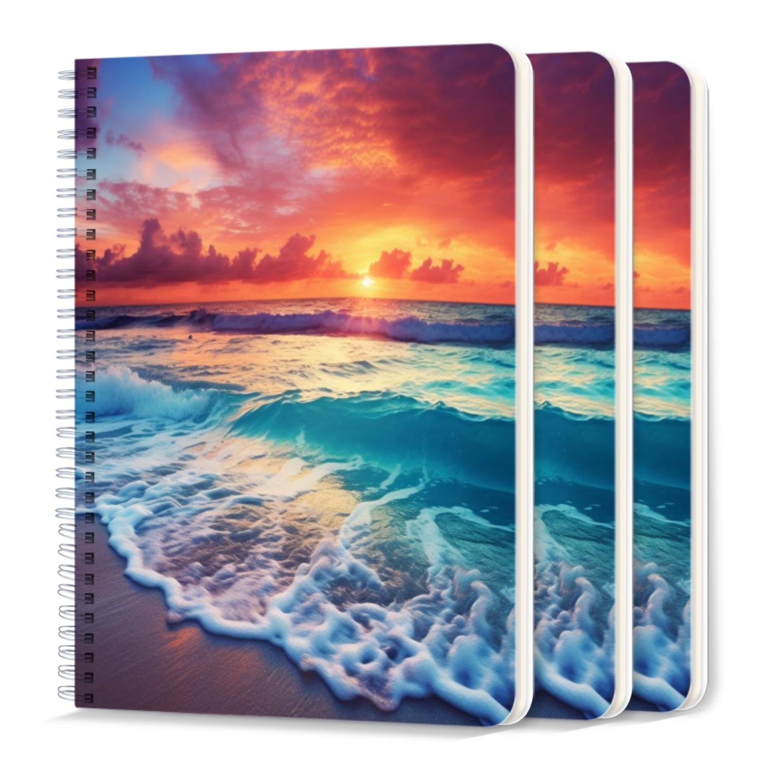 Spiral Journal Notebook,50 Sheets A5 College Ruled Notebook/Journal 3 ...