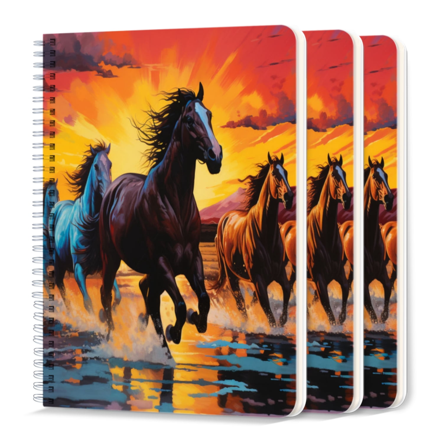 Spiral Journal Notebook,50 Sheets A5 College Ruled Notebook/Journal 3 ...