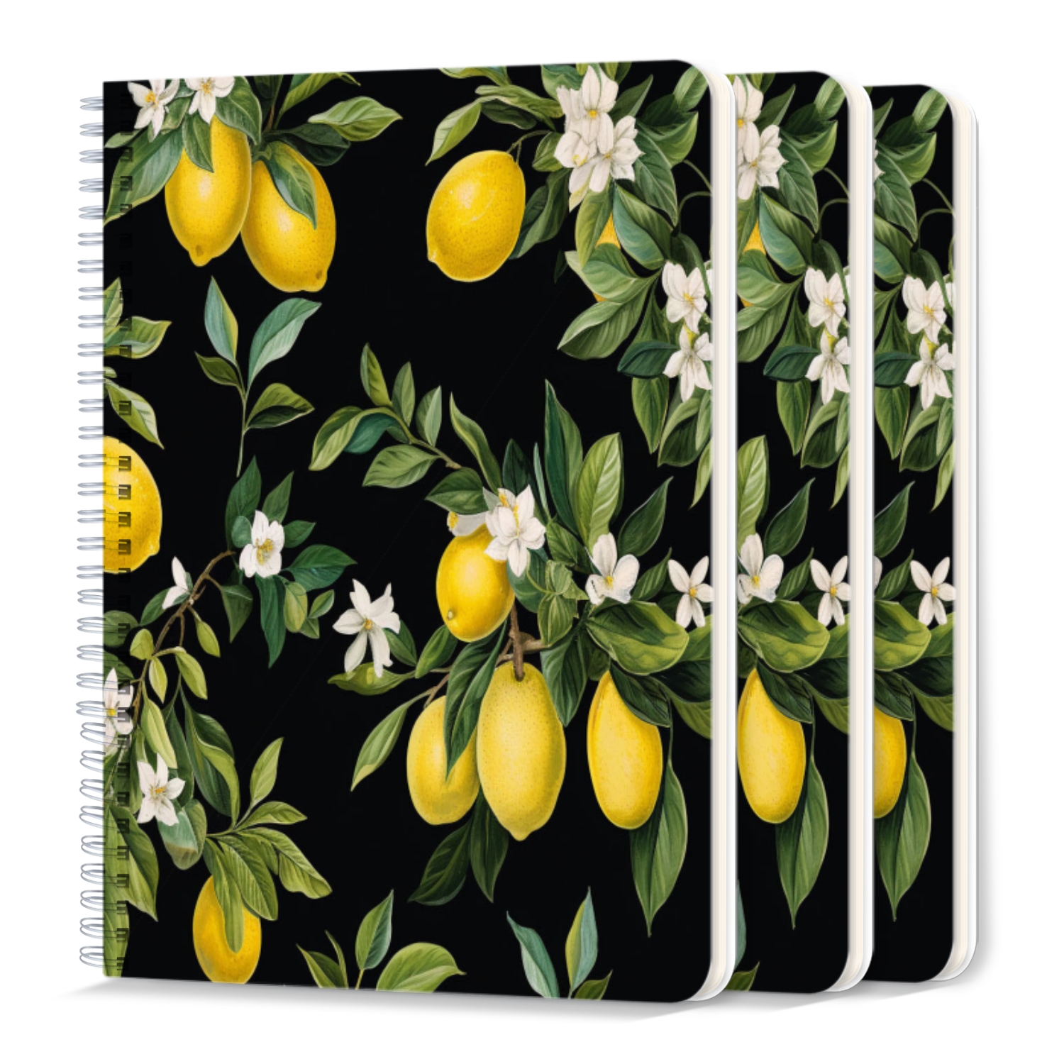 Spiral Journal Notebook,50 Sheets A5 College Ruled Notebook/Journal 3 Pcs for School Office Home ...