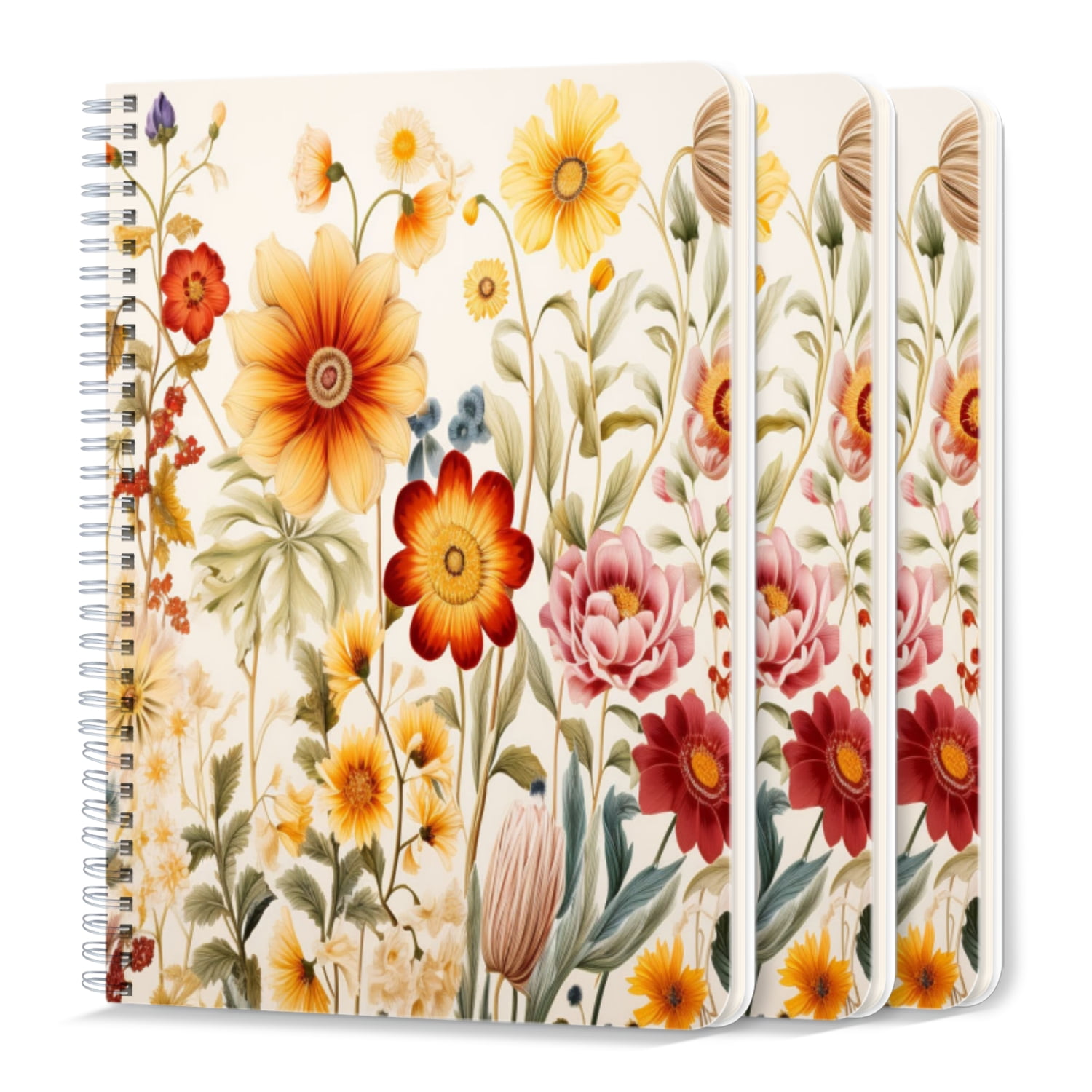 Spiral Journal Notebook,50 Sheets A5 College Ruled Notebook/Journal 3 ...