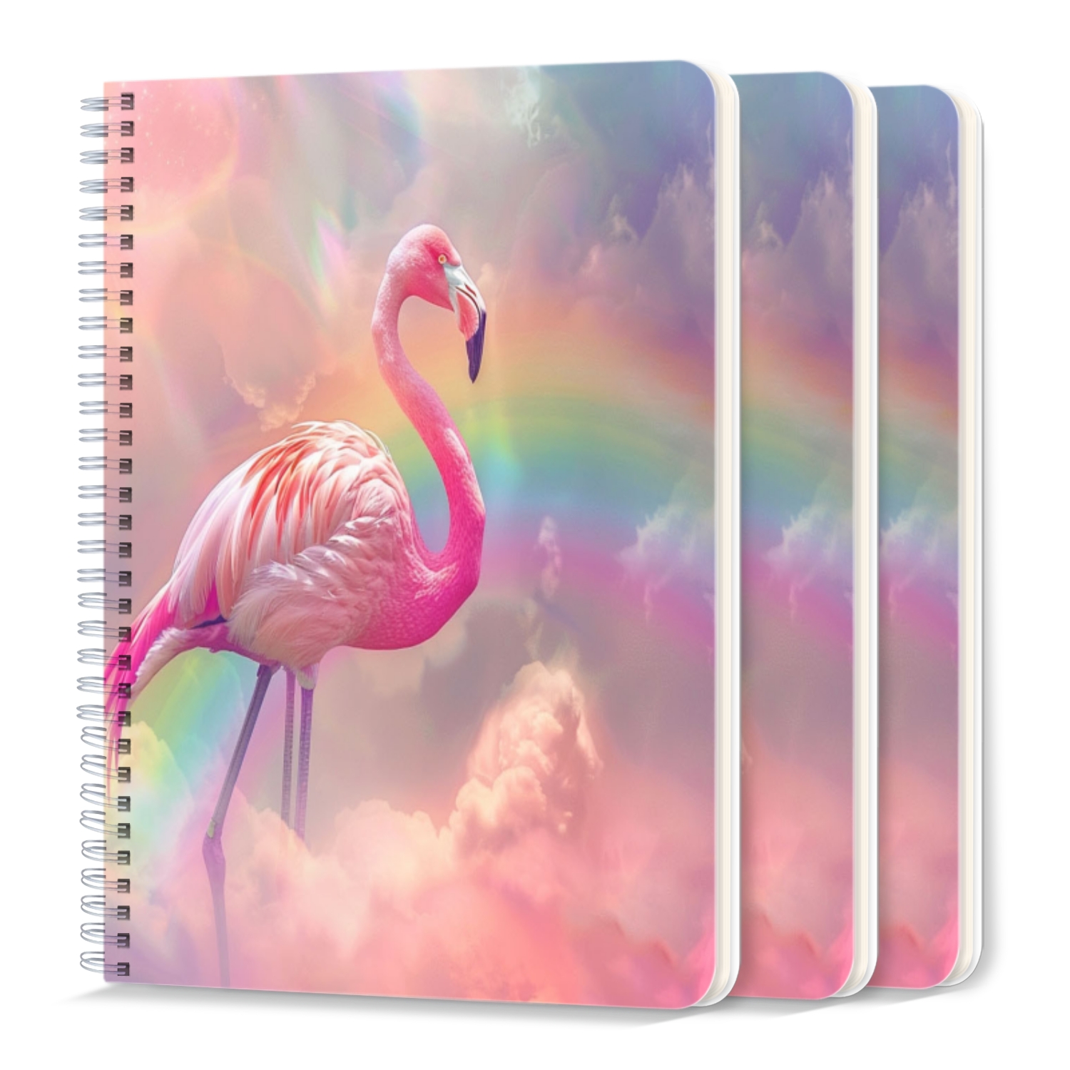 Spiral Journal Notebook,50 Sheets A5 College Ruled Notebook/Journal 3 Pcs for School Office Home ...