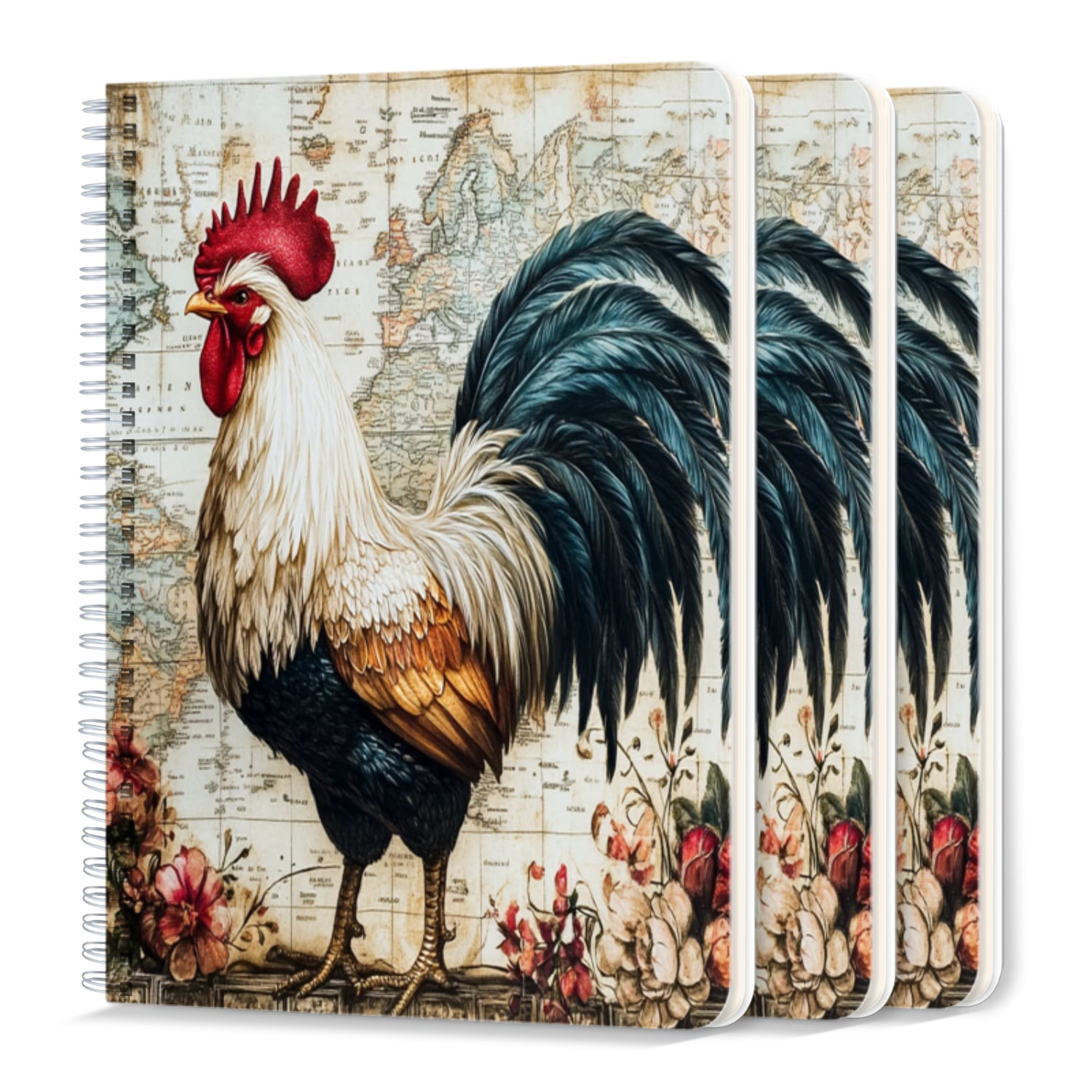 Spiral Journal Notebook,50 Sheets A5 College Ruled Notebook/Journal 3 ...