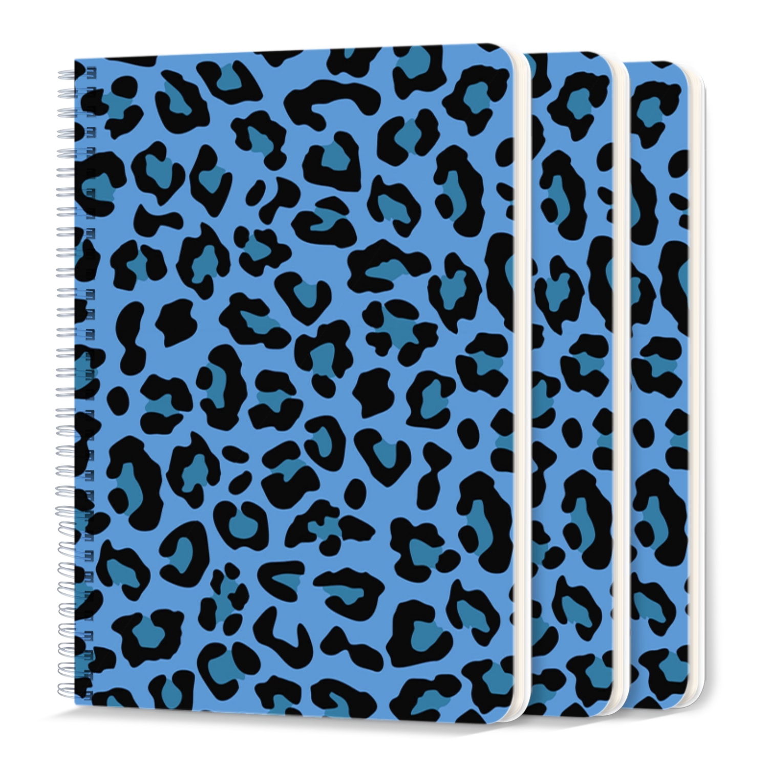 Spiral Journal Notebook,50 Sheets A5 College Ruled Notebook/Journal 3 Pcs for School Office Home ...