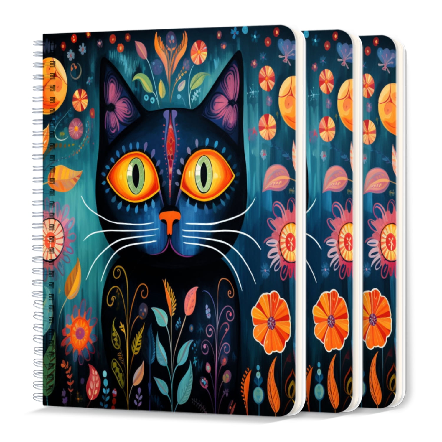 Spiral Journal Notebook,50 Sheets A5 College Ruled Notebook/Journal 3 ...