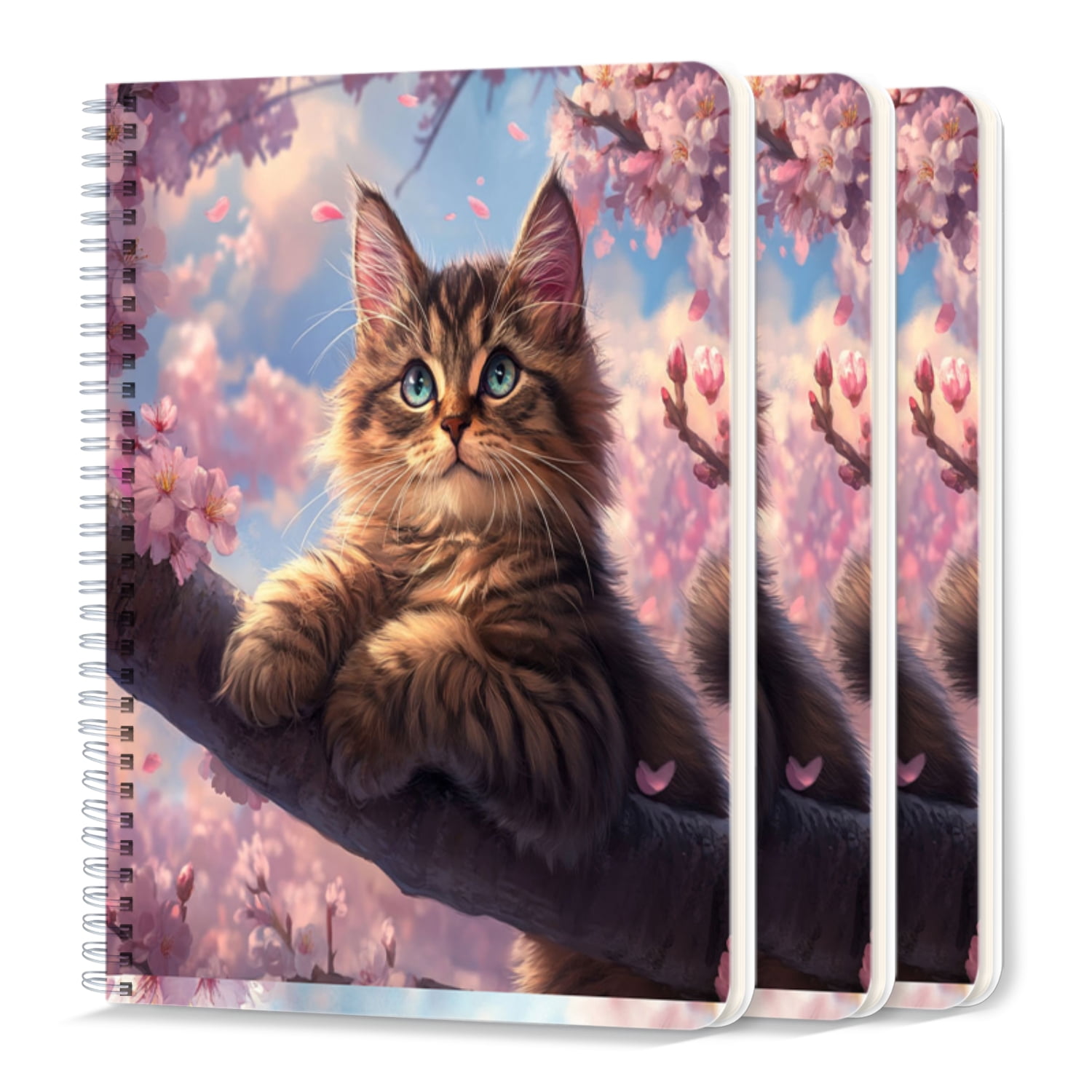 Spiral Journal Notebook,50 Sheets A5 College Ruled Notebook/Journal 3 ...