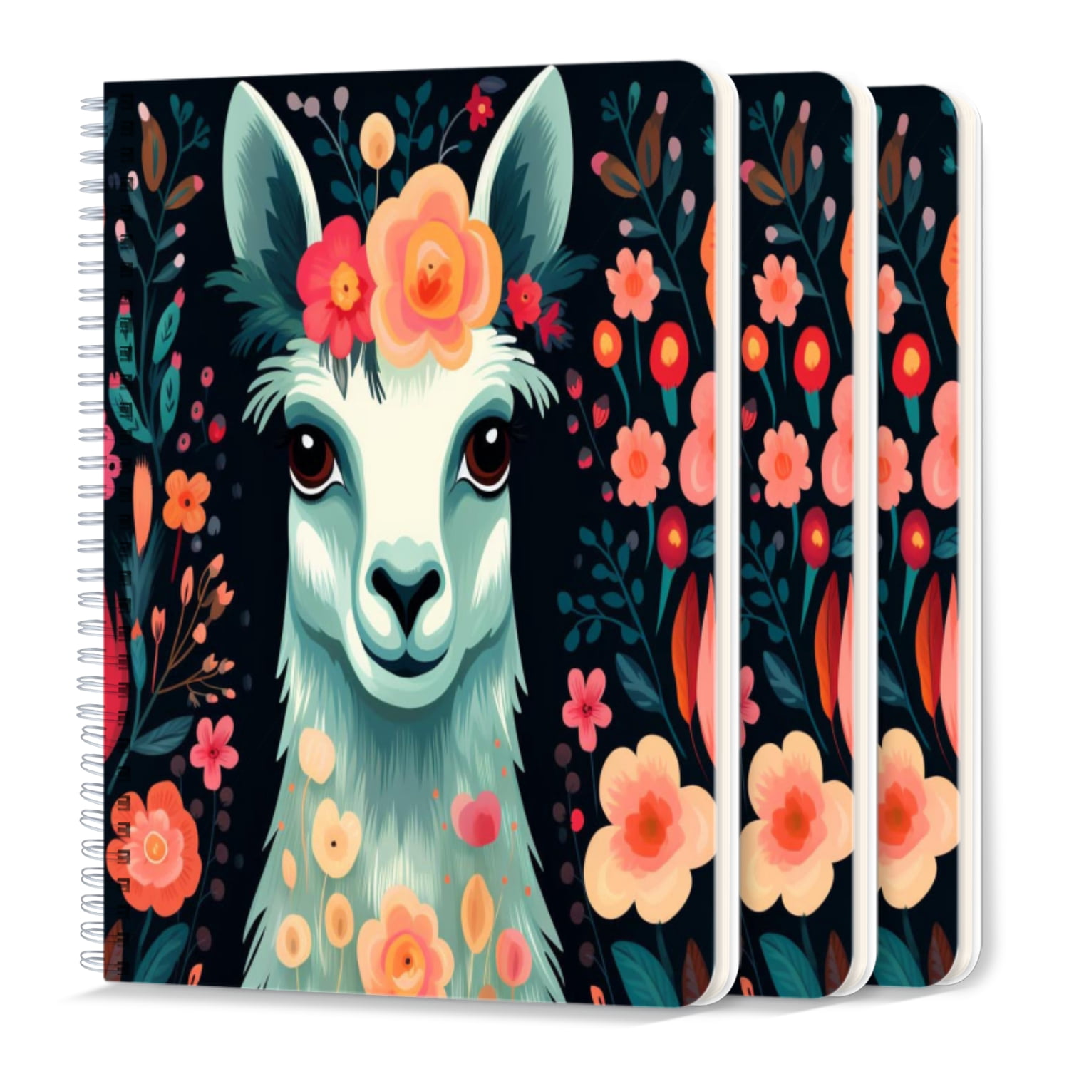 Spiral Journal Notebook,50 Sheets A5 College Ruled Notebook/Journal 3 ...