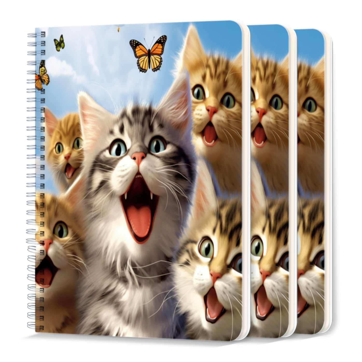 Spiral Journal Notebook,50 Sheets A5 College Ruled Notebook/Journal 3 ...