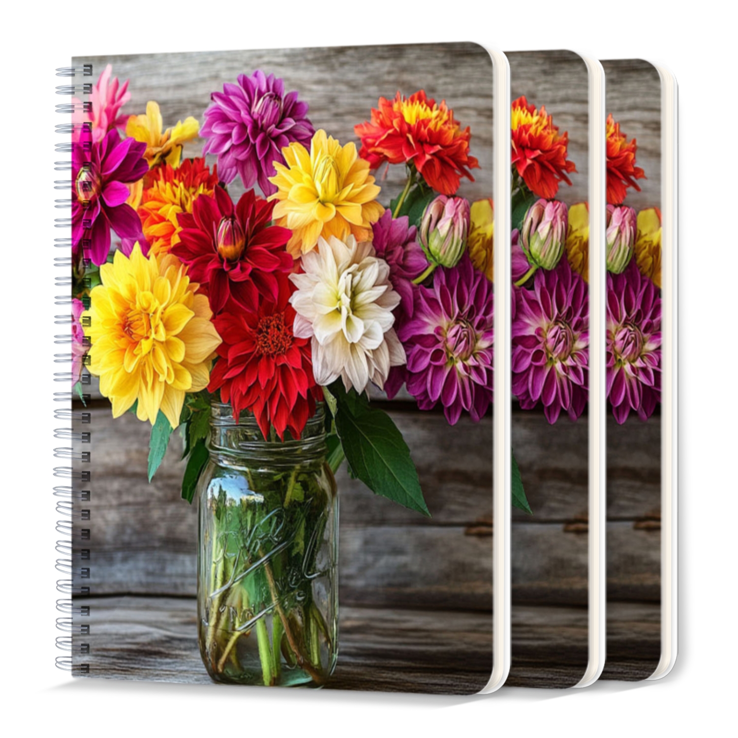 Spiral Journal Notebook,50 Sheets A5 College Ruled Notebook/Journal 3 ...