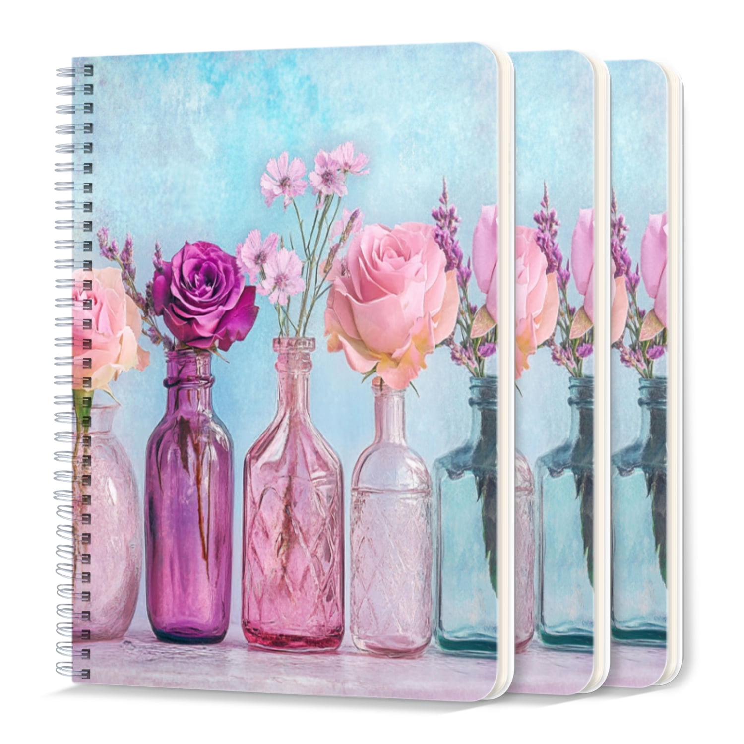 Spiral Journal Notebook,50 Sheets A5 College Ruled Notebook/Journal 3 ...