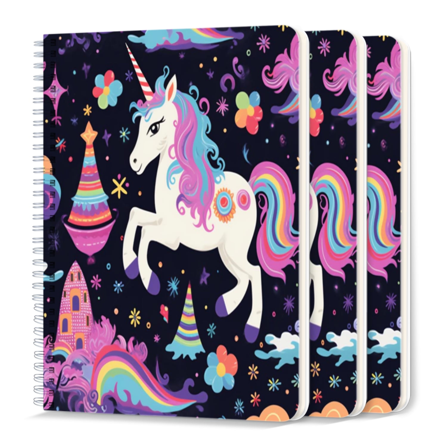 Spiral Journal Notebook,50 Sheets A5 College Ruled Notebook/Journal 3 ...