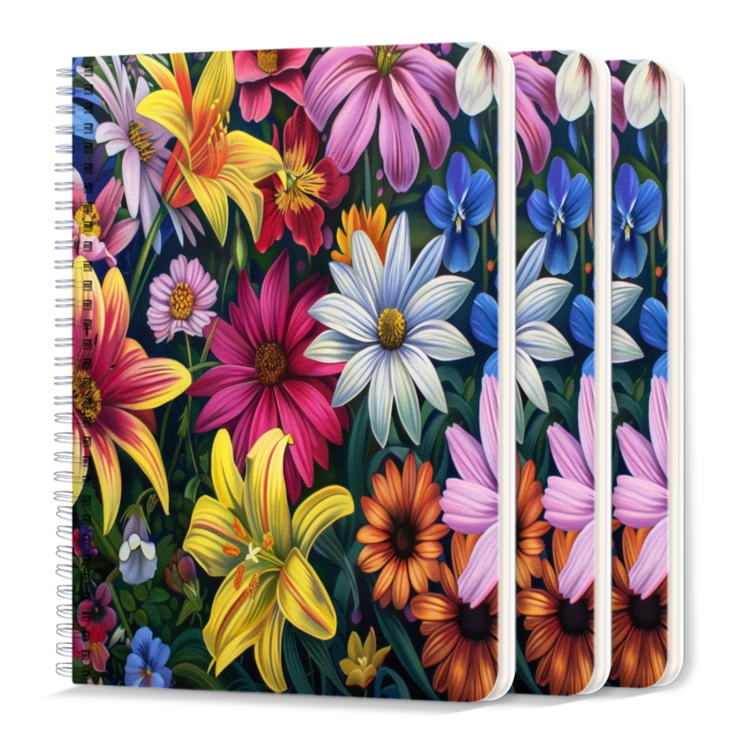 Spiral Journal Notebook,50 Sheets A5 College Ruled Notebook/Journal 3 ...