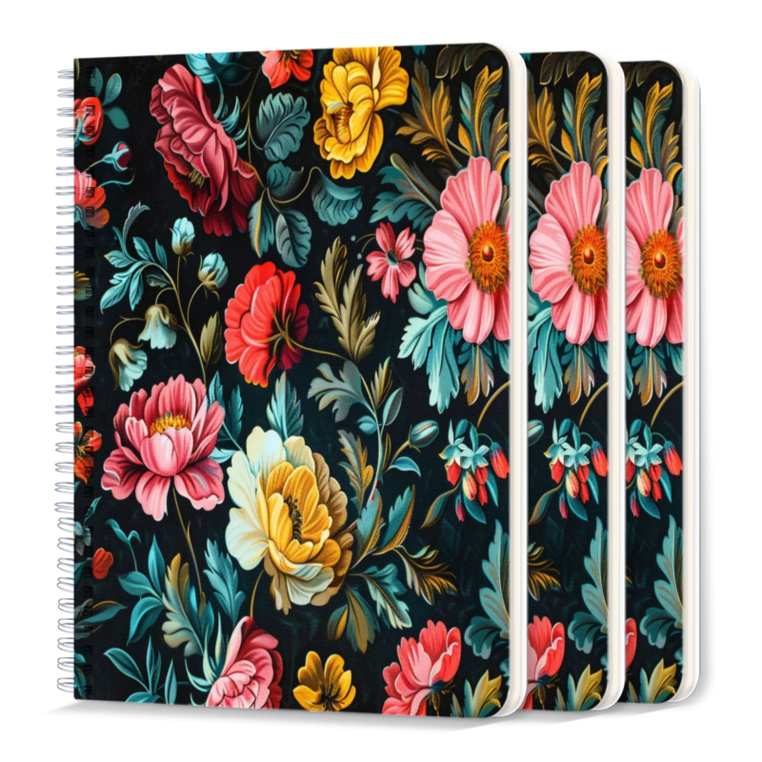 Spiral Journal Notebook,50 Sheets A5 College Ruled Notebook/Journal 3 ...