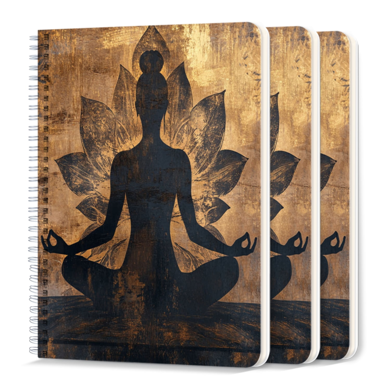 Spiral Journal Notebook,50 Sheets A5 College Ruled Notebook/Journal 3 Pcs for School Office Home ...