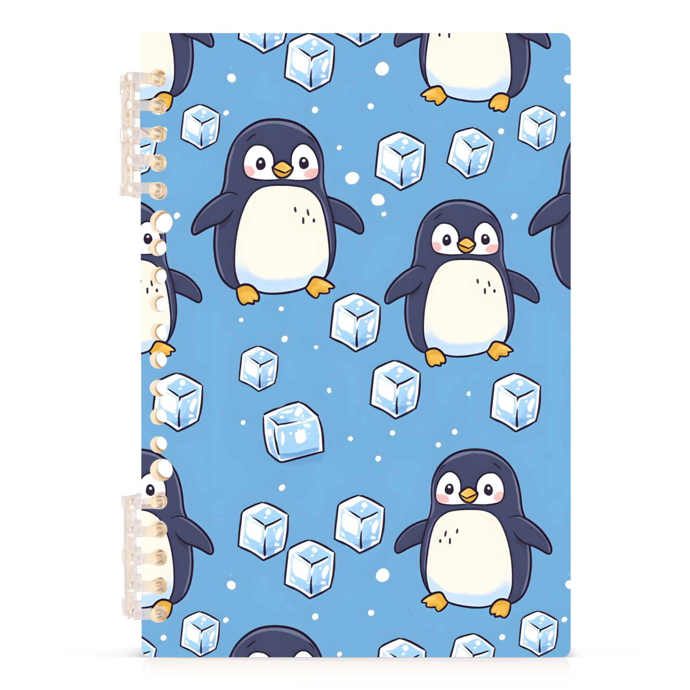 Spiral Journal Notebook Animal World Antarctic Penguin A5 Lined ...