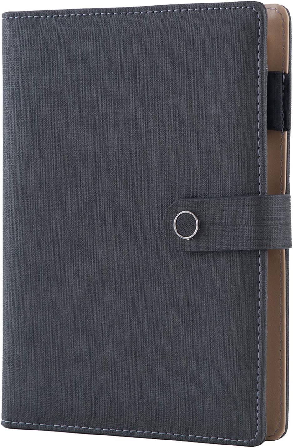 Spiral Leather Journal Writing Notebook, 6 Ring Binder Refillable Diary ...