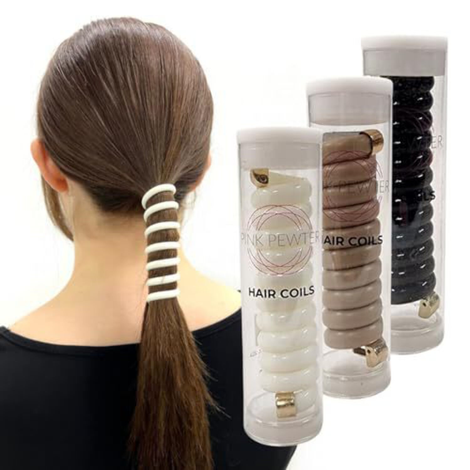Spiral Lock Hair Coils - 3pc - Walmart.com