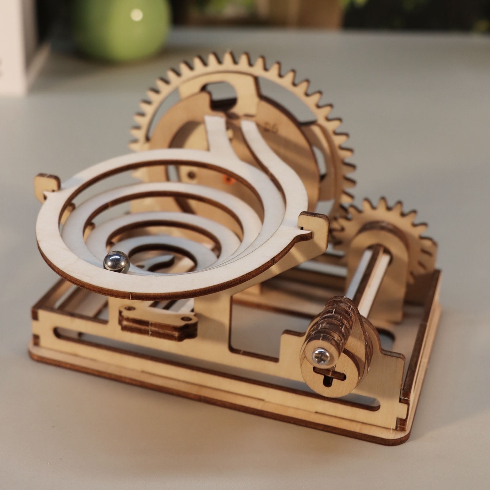 Spiral Marble Run 3D Wooden Puzzles for Adults and Teens DIY Model ...