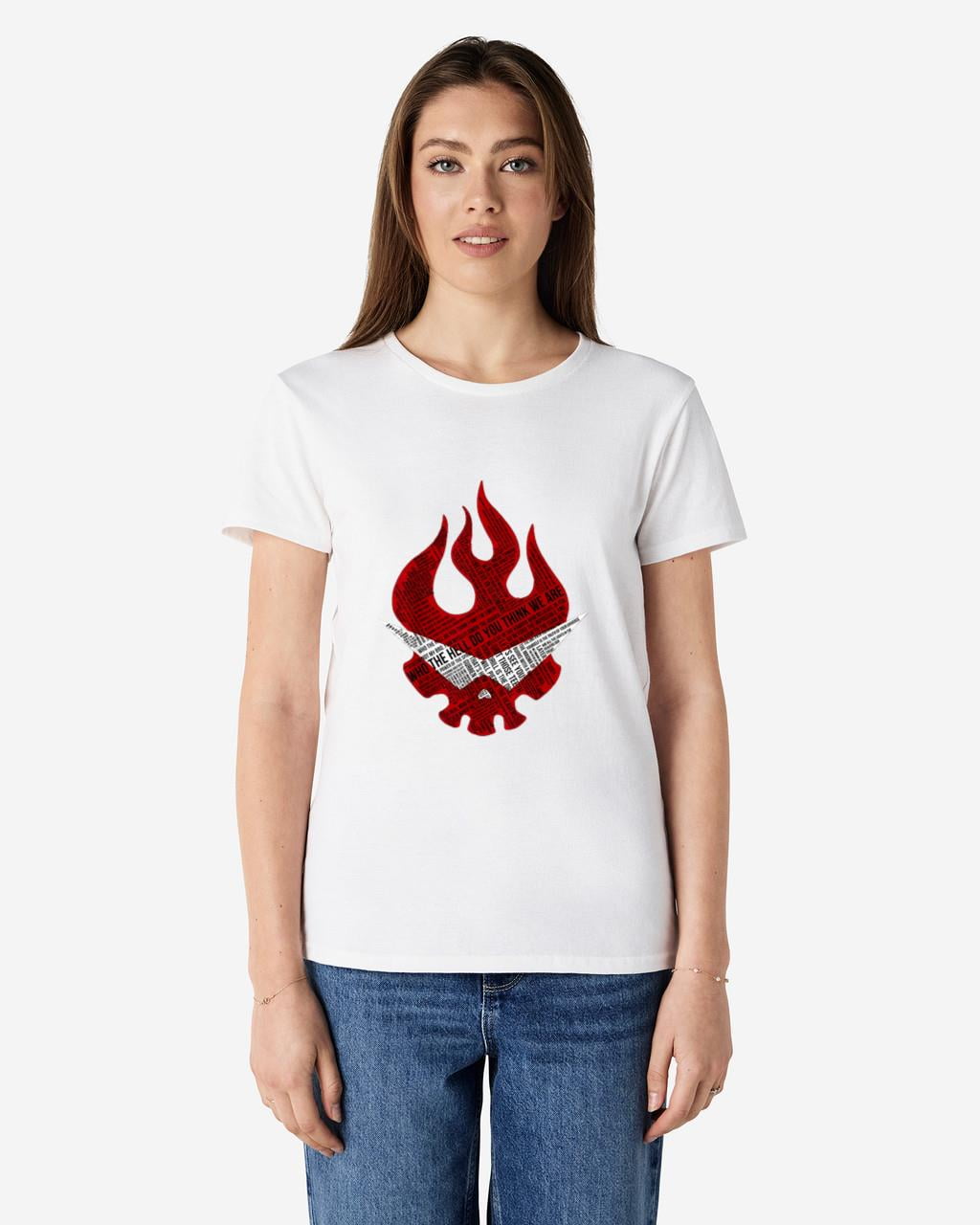 Spiral Mecha Graphic With Bold Typography Inspired Heroic Vibe T-Shirt ...