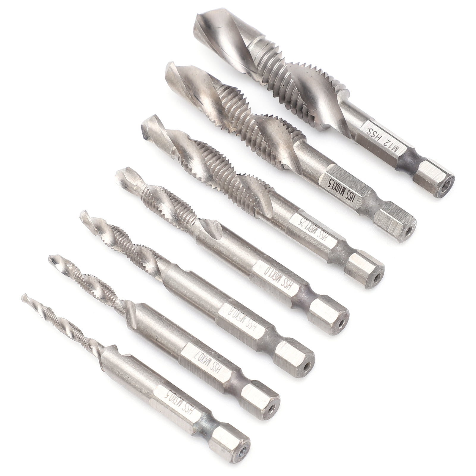 Spiral Notch Tap Kit, M3, Sizes, For Efficient Chip Removal Blind Hole ...
