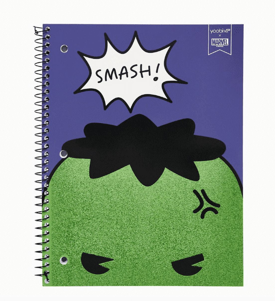Spiral Notebook 1 Subject College Ruled Marvel Hulk - Yoobi - Walmart.com