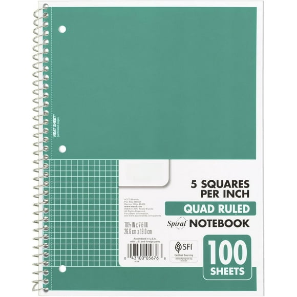 Graph Ruled Notebook in Notebooks & Pads - Walmart.com