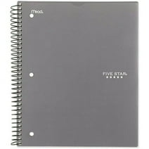 Mead Spiral Notebook, 3 Subject, College Ruled, 8 1/2" x 11", Blue ...