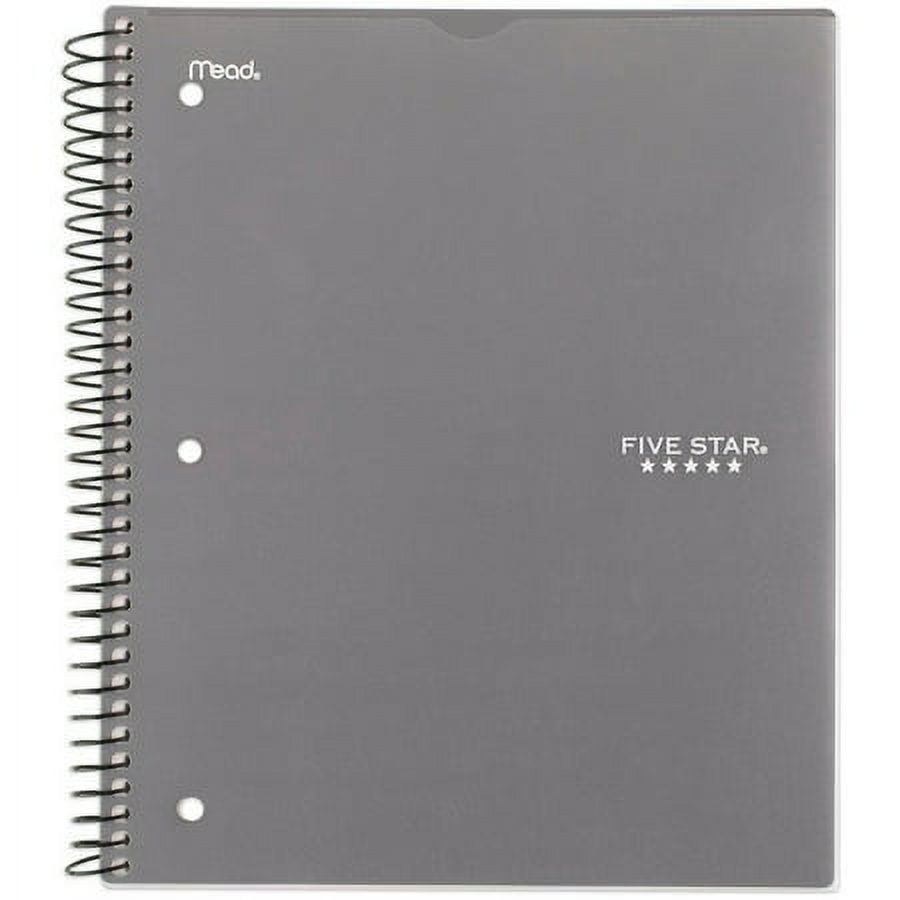 Mead Spiral Notebook, 3 Subject, College Ruled, 8 1/2" x 11", Blue ...
