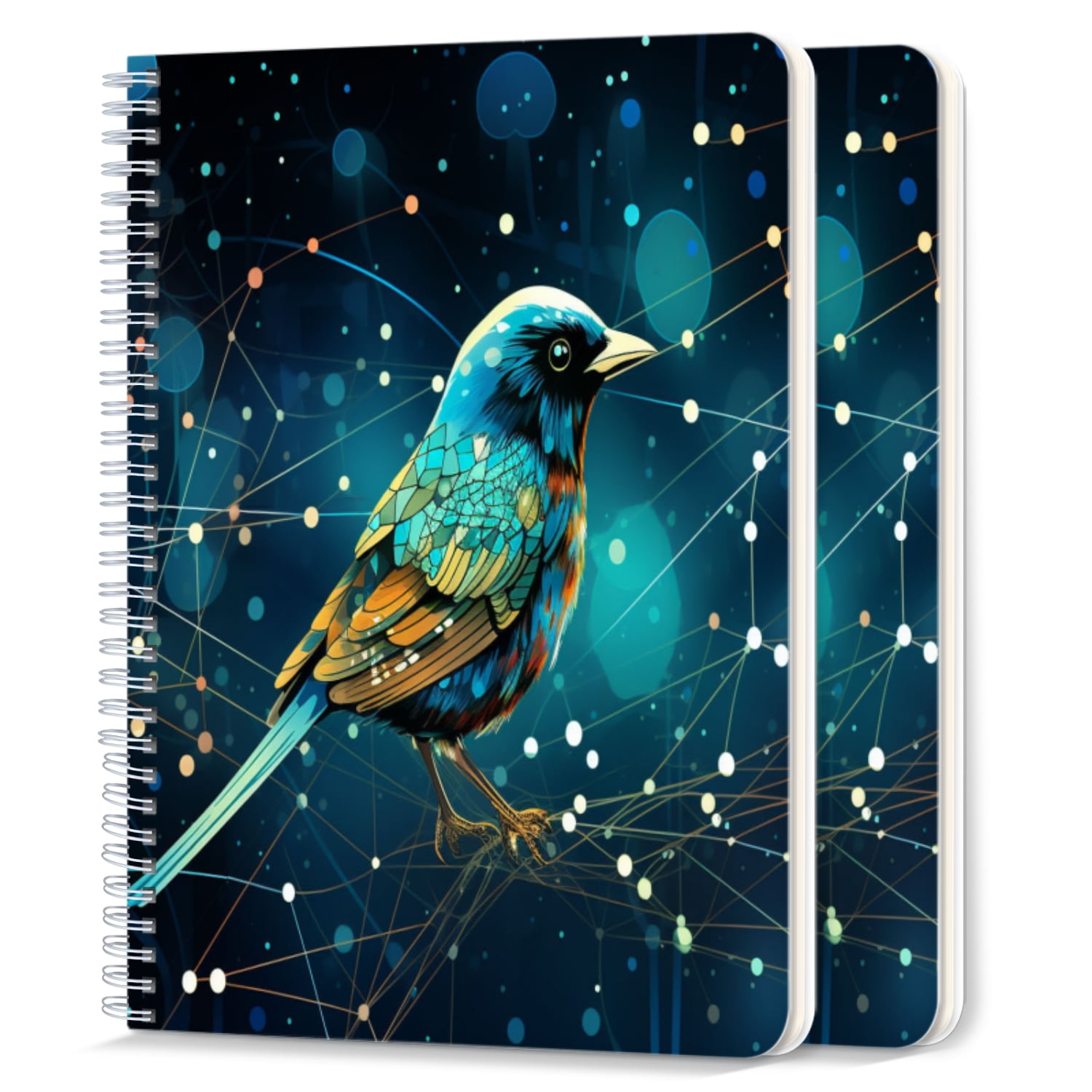 Spiral Notebook,College Ruled Journal,8.26" x 5.71" 50 Sheets/100 Pages ...