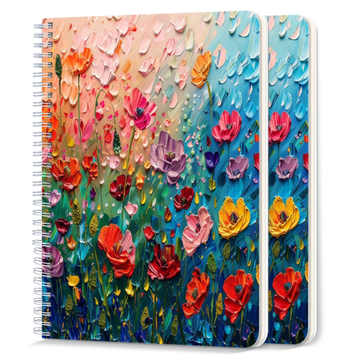 Spiral Notebook,College Ruled Journal,8.26" x 5.71" 50 Sheets/100 Pages ...