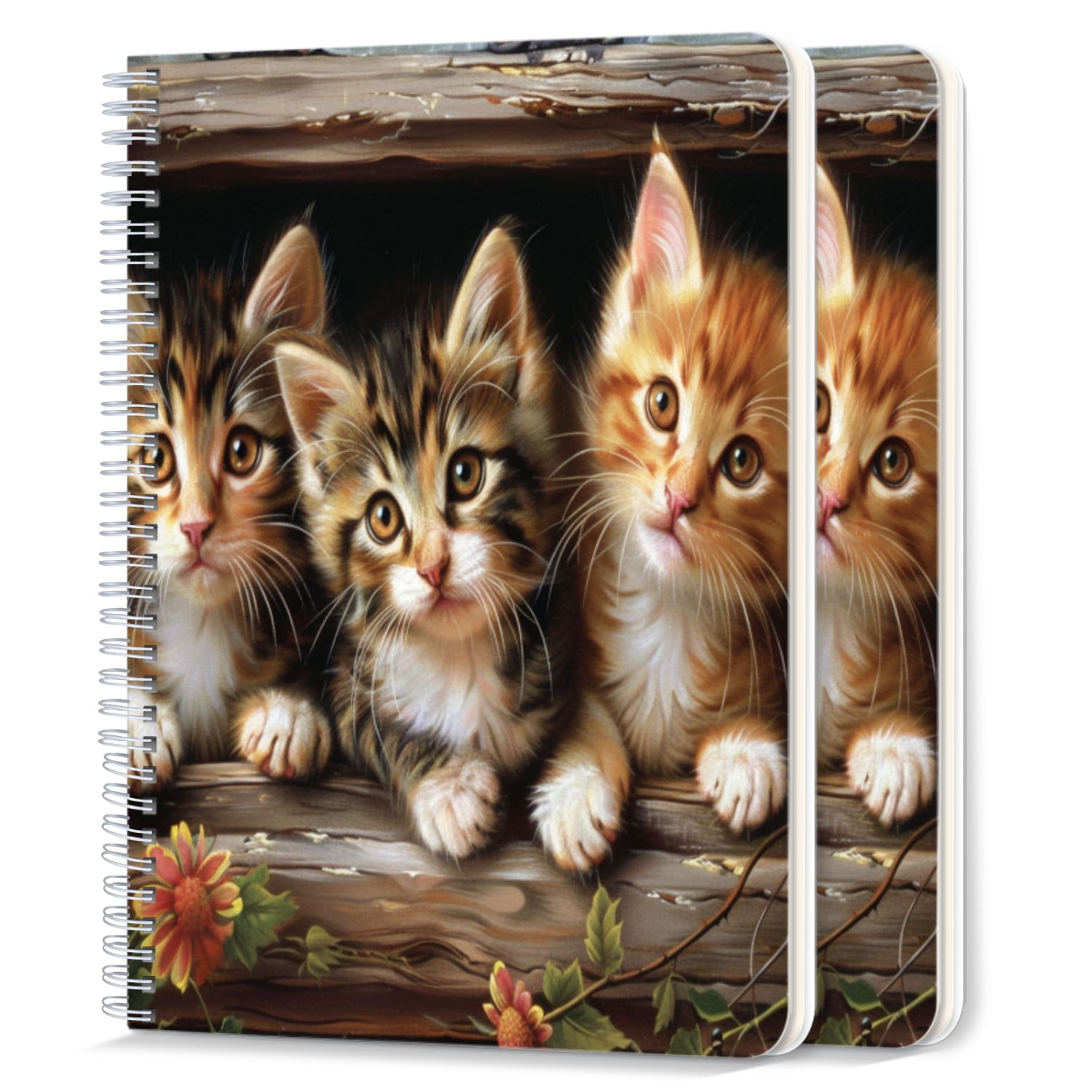 Spiral Notebook,College Ruled Journal,8.26" x 5.71" 50 Sheets/100 Pages ...